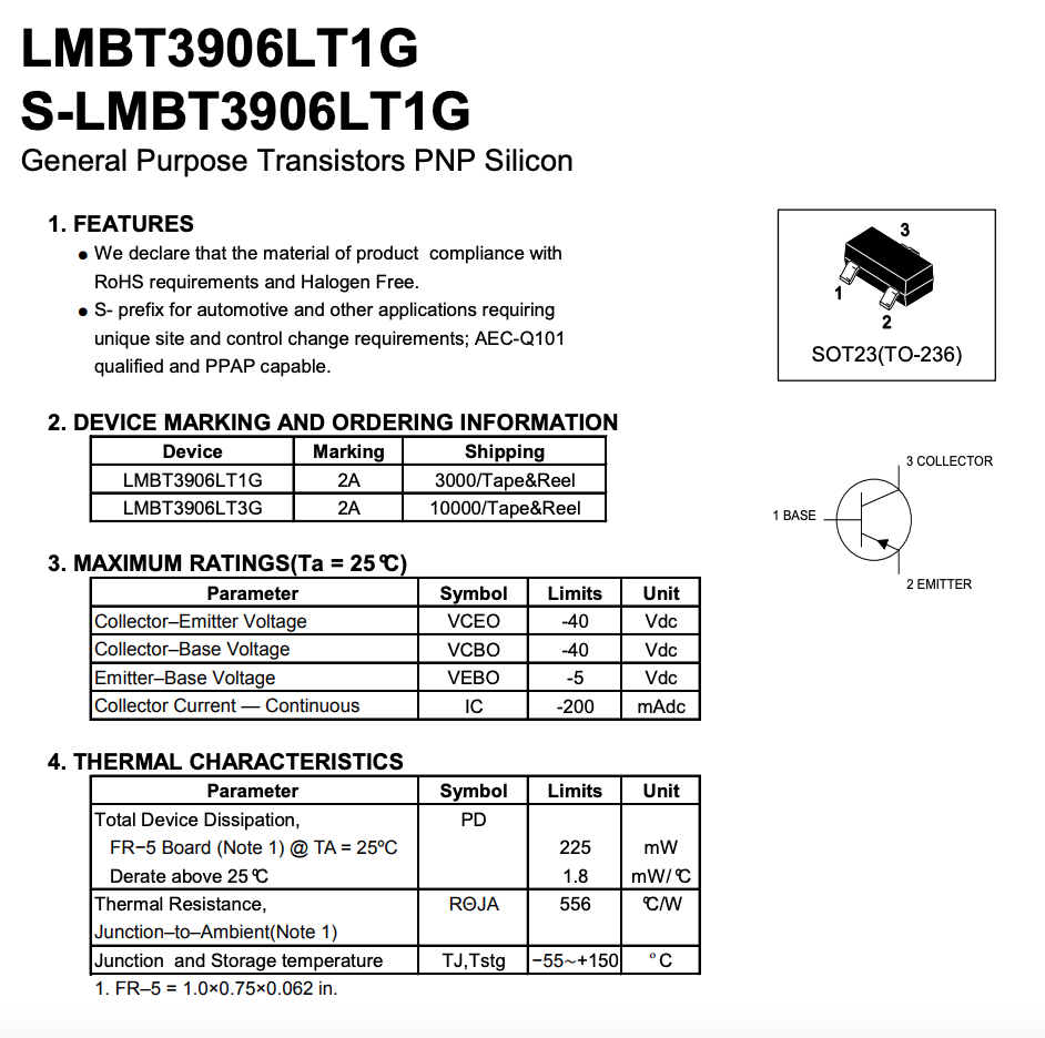 LRC LMBT3906LT1G SOT-23
