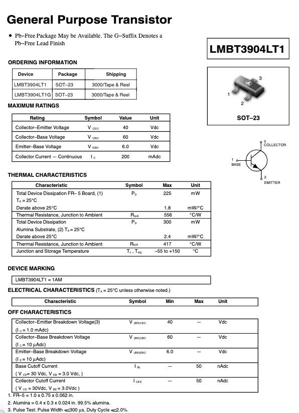 LRC LMBT3904LT1G SOT-23